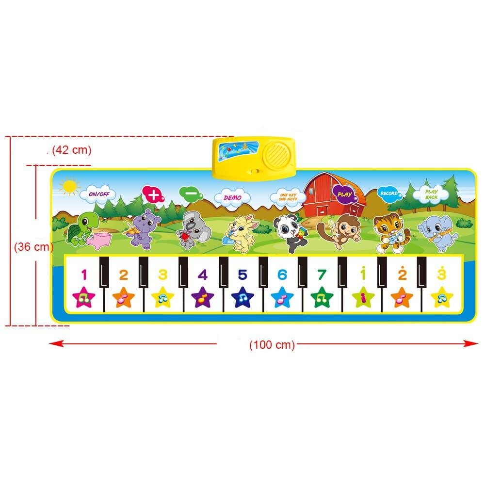 Musikalisk pianomatta för barn • Barn World