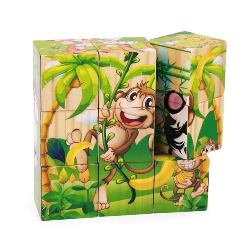 Pussel med kub • Barn World